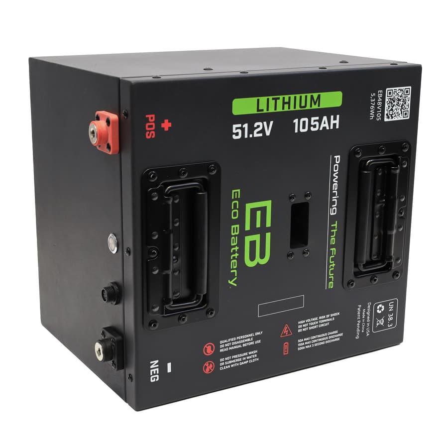 Club Car Precedent 09-Up/Onward/Tempo Eco Lithium 48v 105Ah Battery Bu ...