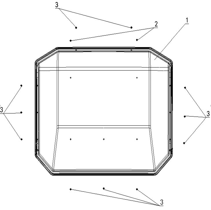 Kandi Cowboy E10K UTV Roof Assembly| Canyon Lake Mobile