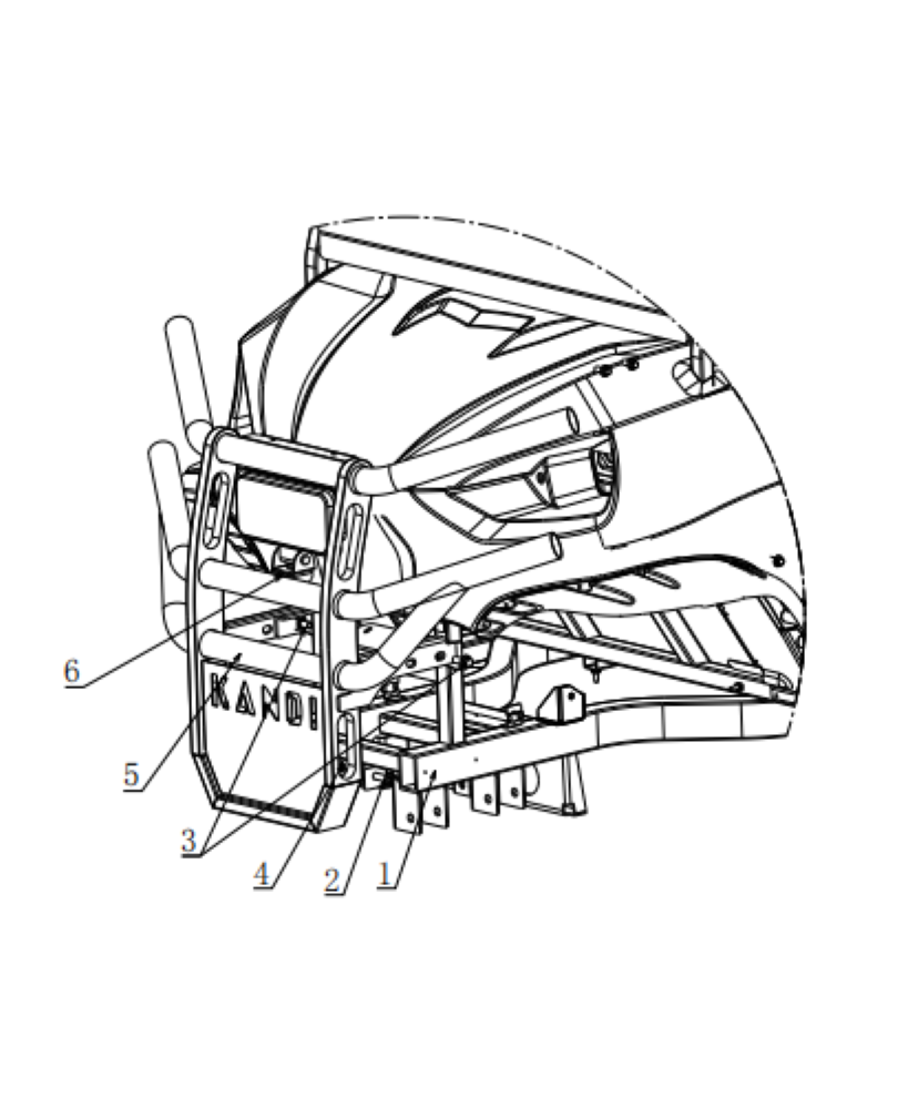 Kandi Kruiser OEM Front Bumper Assy| Canyon Lake Mobile