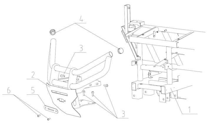 Kandi Kruiser 4P Pro Forward OEM Front Bumper Assy| Canyon Lake Mobile